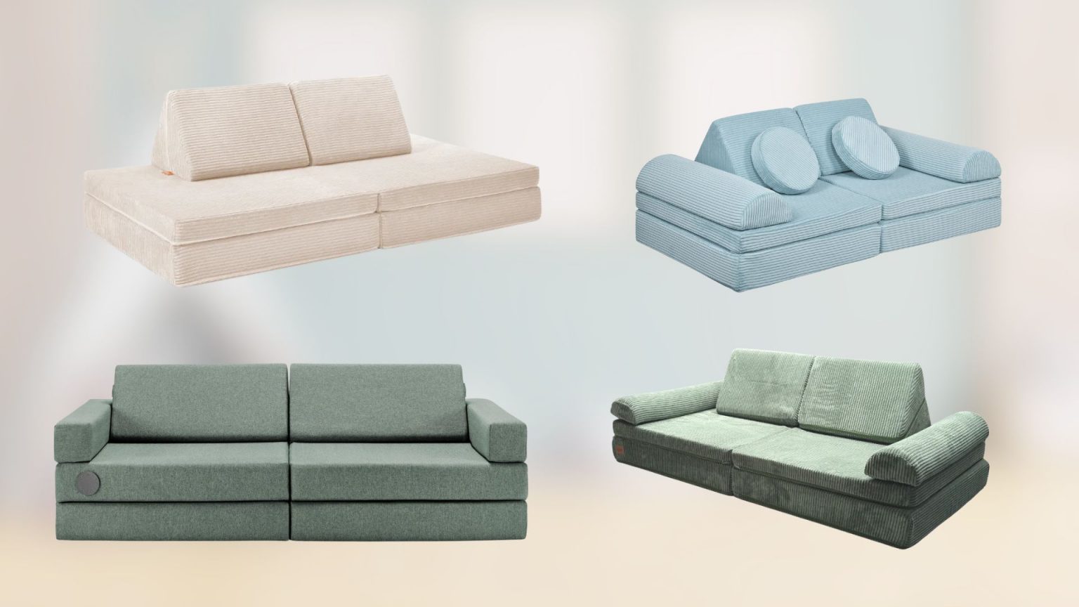 Der ultimative Spielsofa Vergleich: Funzy, Linodino, Bunky und co.